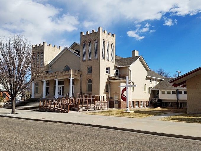 La Junta's sun-drenched main street showcases the kind of architectural character that money can't manufacture.