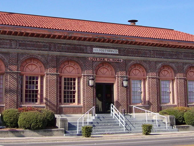 This classic post office building serves mail and memories with equal dedication to community connection.