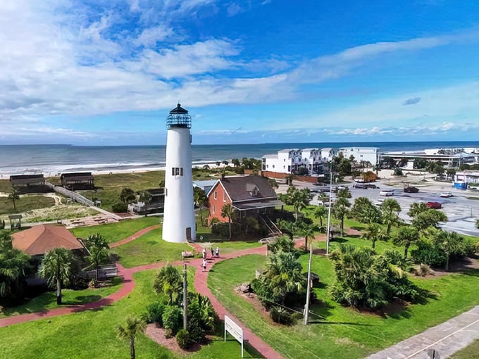 This isn't just a lighthouse – it's a promise that St. George Island remains a slice of old Florida paradise.