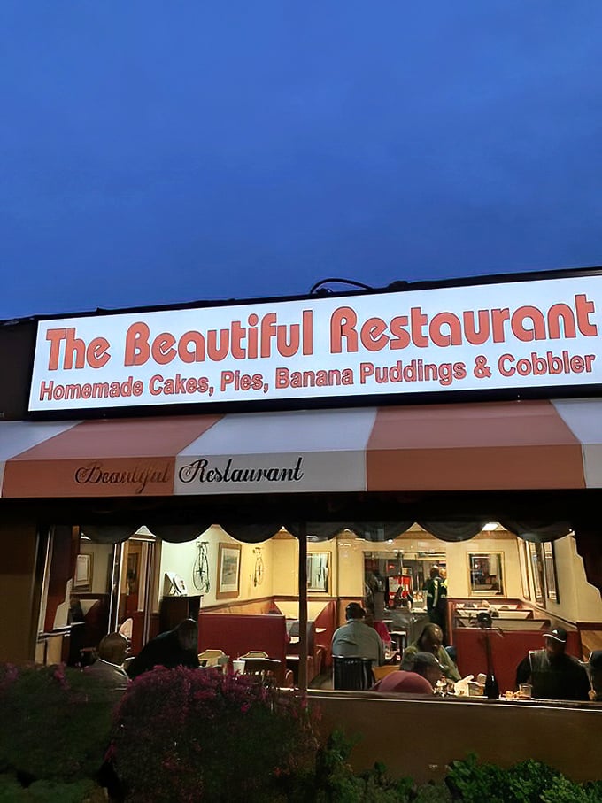 The Beautiful Restaurant lives up to its name before you even taste their legendary desserts.