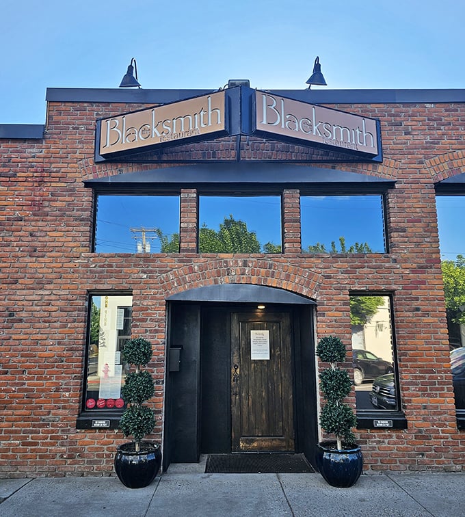 That solid entrance promises the kind of steaks that make you forget all about salad.