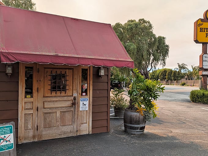 Simple wooden doors open to reveal where Hollywood discovered what locals always knew about great beef.