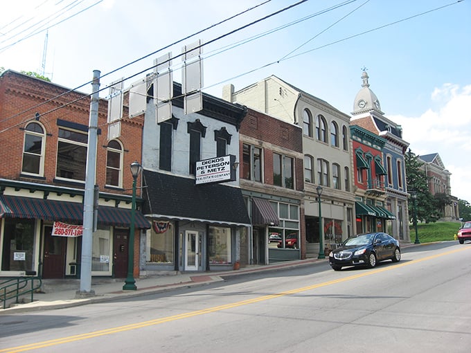 Historic storefronts in Wabash hide affordable treasures within. This isn't just a pretty facade—it's a budget-friendly paradise!