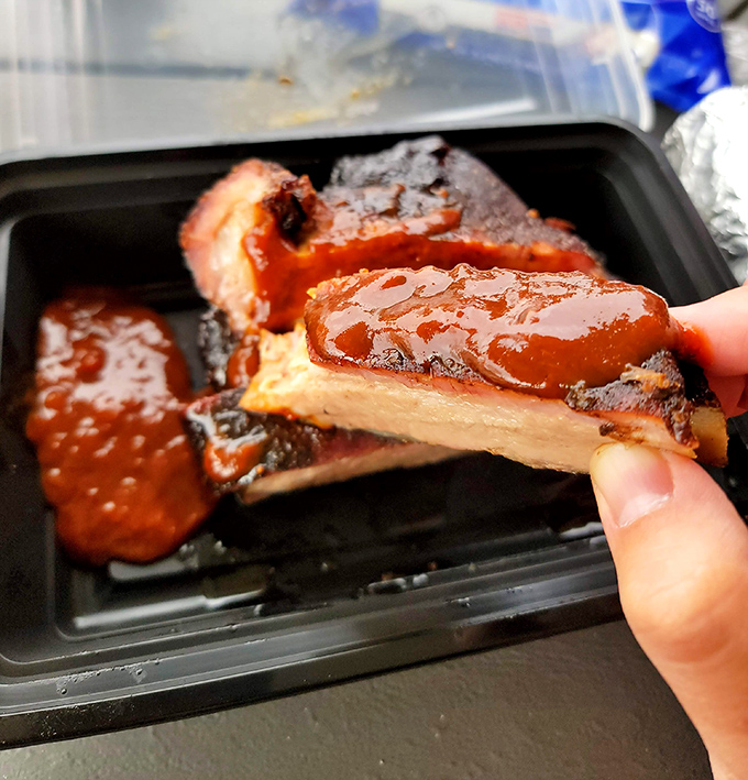 These ribs don't just fall off the bone – they make a compelling argument for taking the scenic route to Big Pine whenever you're within 100 miles.