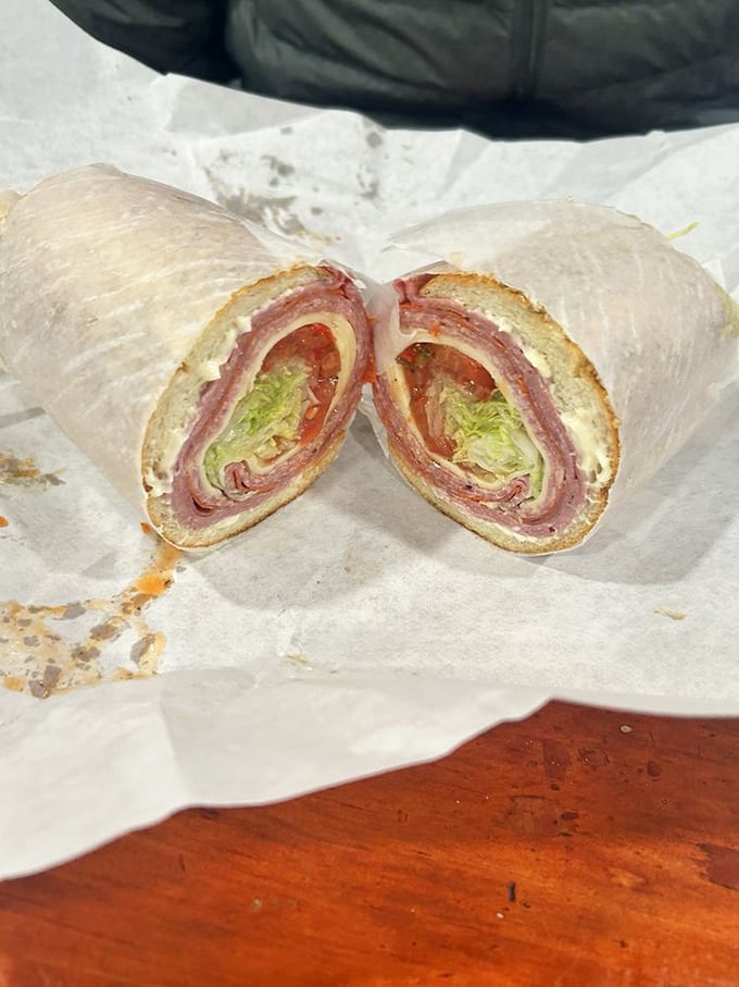 Behold the Balboa – layers of meat spiraling like a delicious Italian-American tornado of flavor.