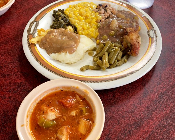 This isn't just beef stew – it's a bowl of Southern comfort that makes you want to hug whoever made it.