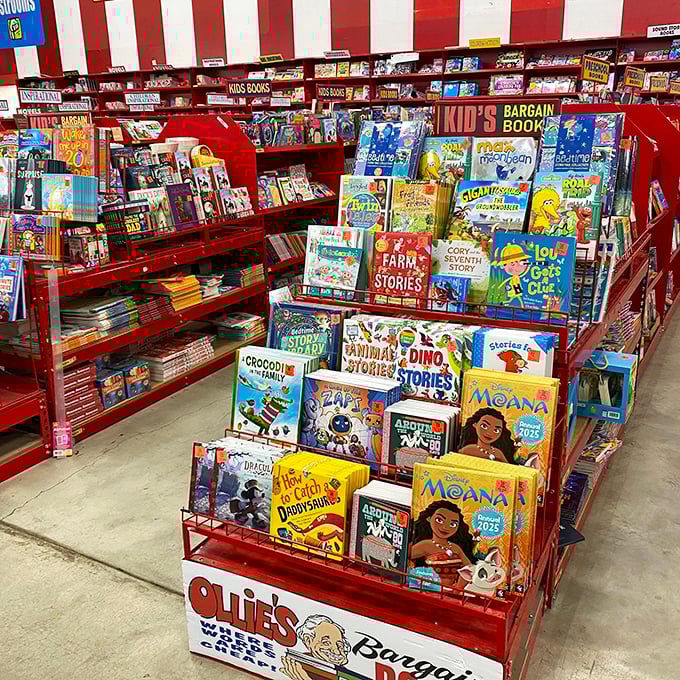 The children's book section is like Disney World for young readers—colorful, magical, and without the $100 admission fee.