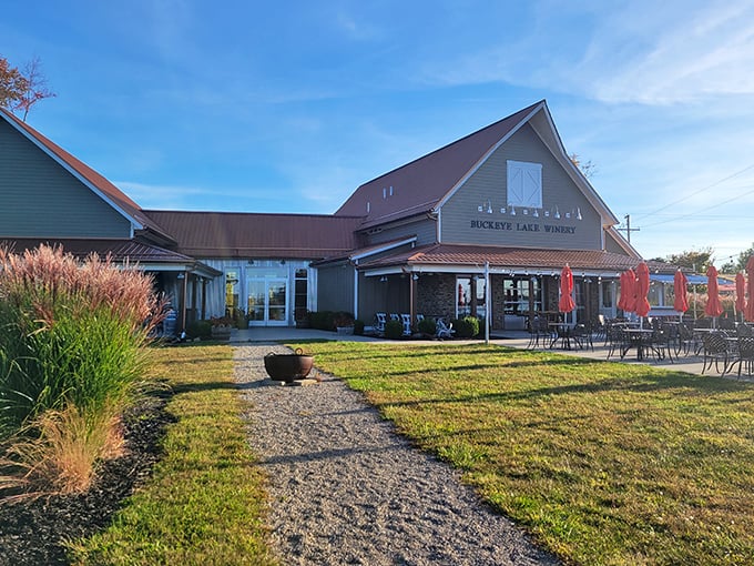 The Buckeye Lake Winery combines rustic charm with lakeside elegance—proof that Ohio knows how to pour both scenery and spirits.