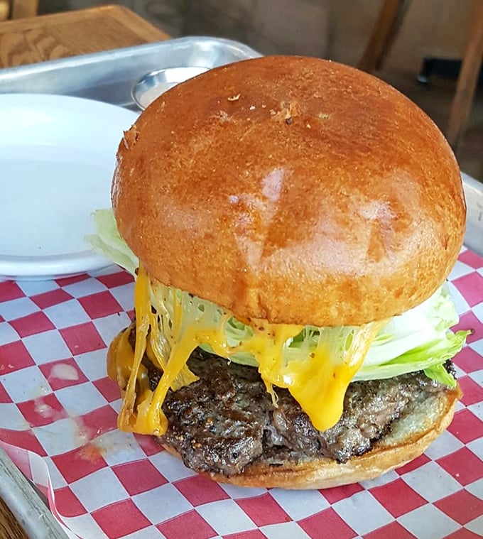 This isn't just a cheeseburger—it's edible evidence that perfection doesn't require gimmicks, just quality ingredients and respect for tradition.