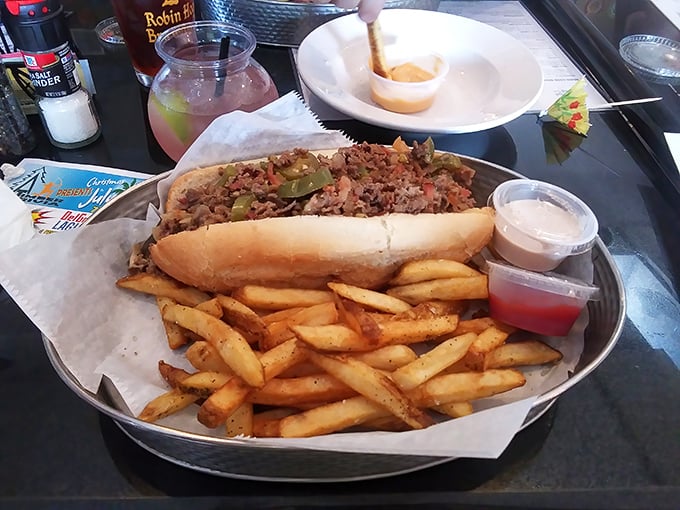 Not all heroes wear capes—some come on metal platters with golden fries and dipping sauces that deserve their own fan club.