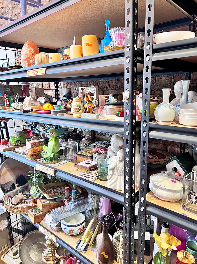 One person's spring cleaning becomes your quirky collection of salt lamps and ceramic curiosities.