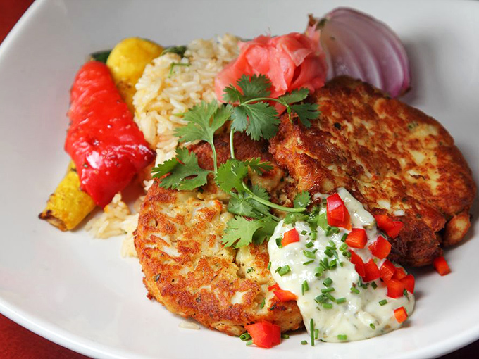 Golden-brown perfection meets minimal filler in these Maryland-style crab cakes. One bite and you'll wonder why you ever settled for lesser versions of this coastal classic.