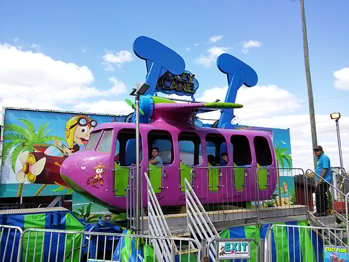 This carnival ride brings the kind of simple joy that no virtual reality experience can match—real smiles, real thrills, real memories.