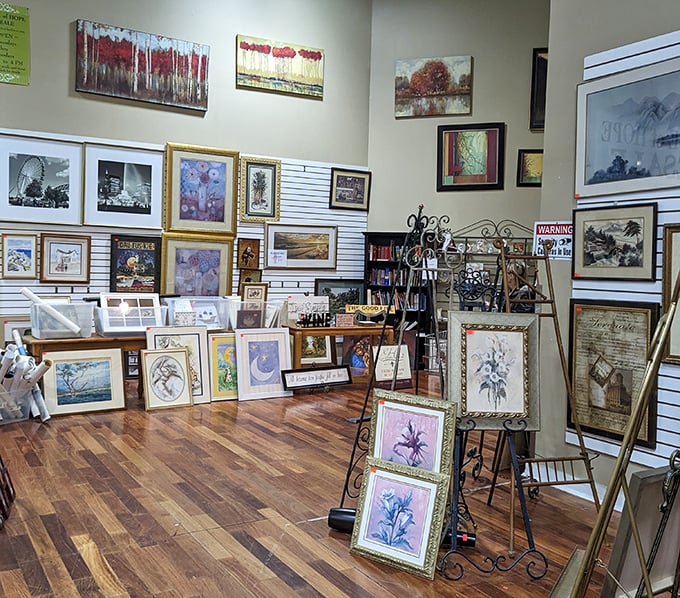 Wall art paradise! From landscapes to inspirational quotes, your blank walls are practically begging for these framed treasures.