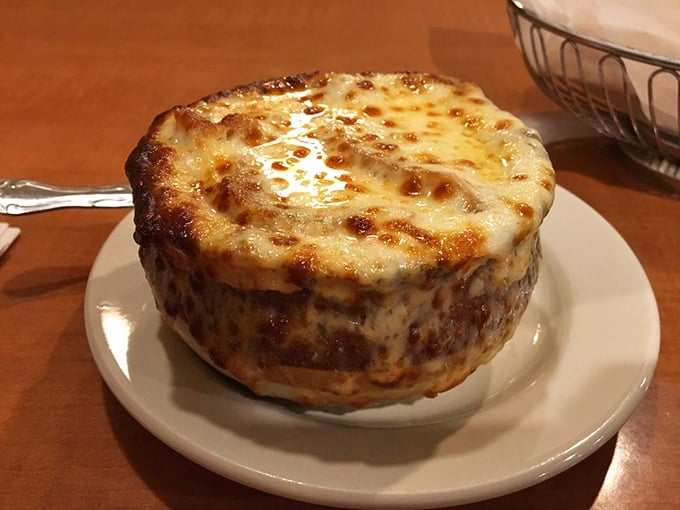 Behold the French onion soup that could make even a Parisian grandmother weep with joy.