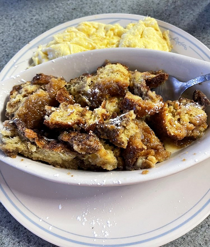 The legendary French toast casserole—golden, crumbly, and swimming in syrup—makes you wonder if you've been doing breakfast wrong your entire life.