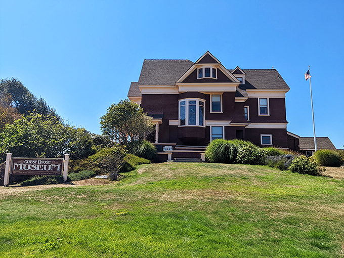 The Guest House Museum stands like your grandmother's Victorian, if grandma had impeccable taste and ocean views.