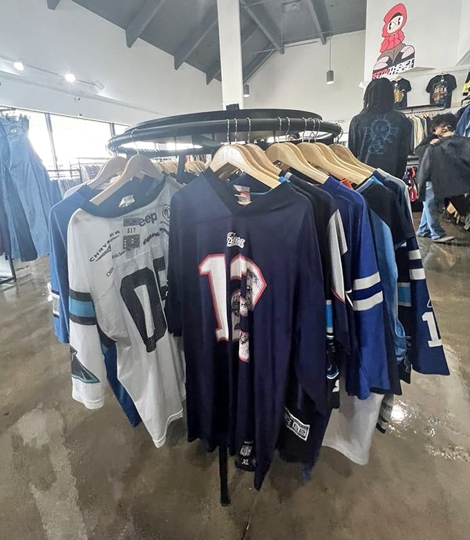 Sports memorabilia that doesn't require a second mortgage – vintage jerseys that let you wear your team pride without emptying your wallet.