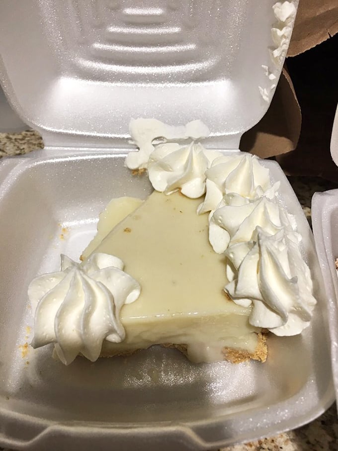 The star attraction! This key lime pie achieves the perfect balance—tangy filling, buttery crust, and just enough whipped cream to make you wonder if you should order a second slice.