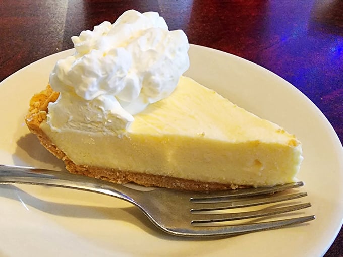The legendary key lime pie that launched a thousand road trips. That perfect balance of tangy and sweet makes you wonder if they're secretly importing Florida sunshine.