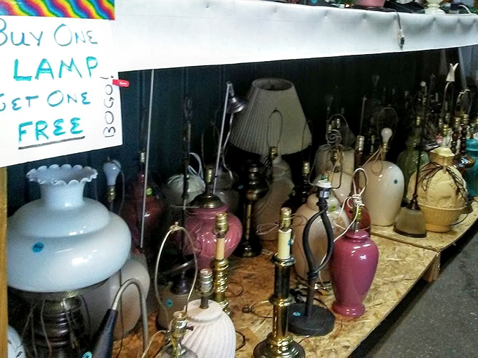 "Buy one lamp, get one free" isn't just a deal—it's an invitation to illuminate your home with vintage character.
