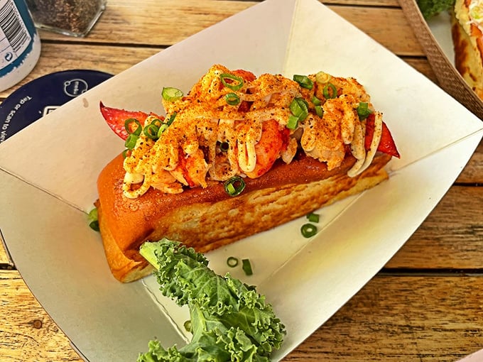Not all heroes wear capes – some come on buttery toasted rolls with perfectly seasoned lobster meat.