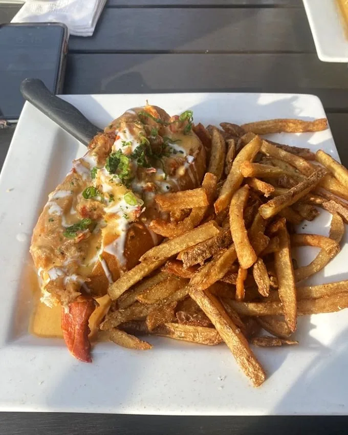 This lobster roll isn't just a sandwich—it's a buttery, seafood-stuffed revelation that makes you question why you ever ate anything else.
