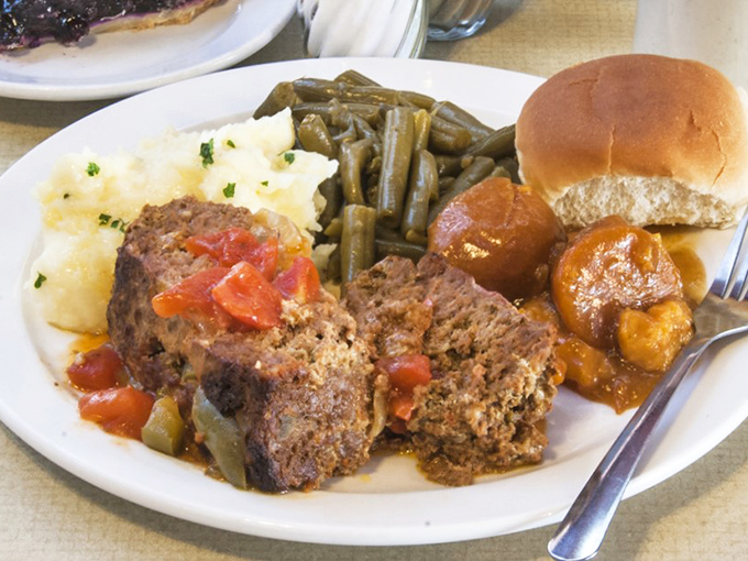 This meatloaf looks like what your mother wished she could make on her best day.