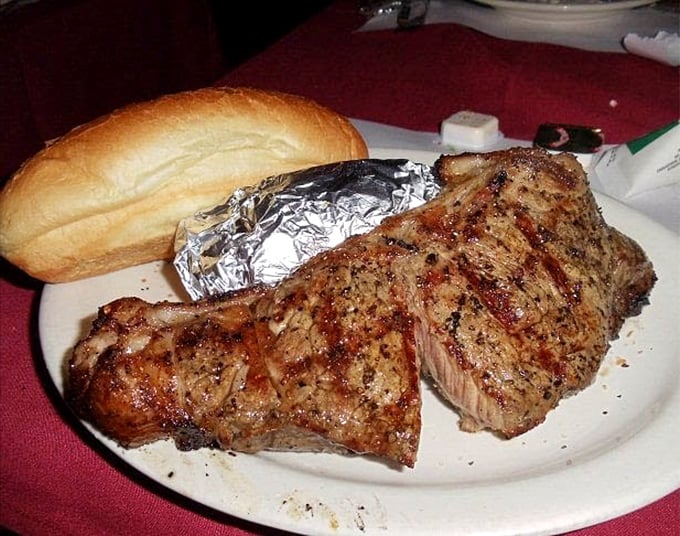 A perfectly grilled steak with classic sides – no foam, no "deconstructed" anything, just honest food that satisfies your primal cravings.