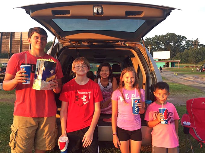 Family movie night reimagined: tailgates down, snacks in hand, creating memories that will outlast even the most memorable plot twists.