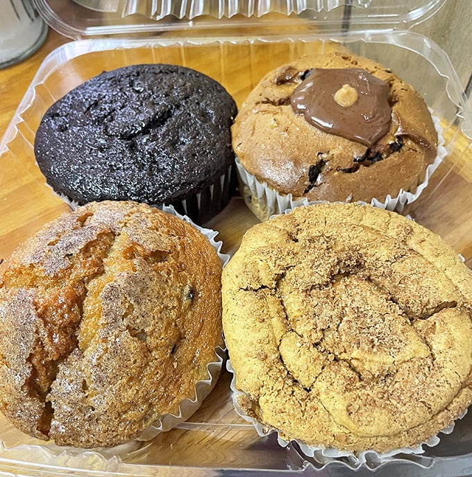 Muffin nirvana exists! These giants aren't just baked goods—they're edible souvenirs of the Keys, each one a different adventure waiting to happen.
