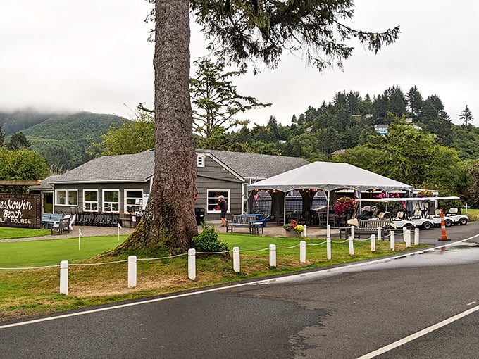 The Neskowin Beach Golf Course offers fairways with a view—where your slice into the rough might be forgiven by the spectacular scenery.