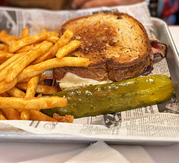 The humble patty melt—grilled rye bread, caramelized onions, melted cheese, and seasoned beef—proves that perfection doesn't require fancy ingredients, just perfect execution.