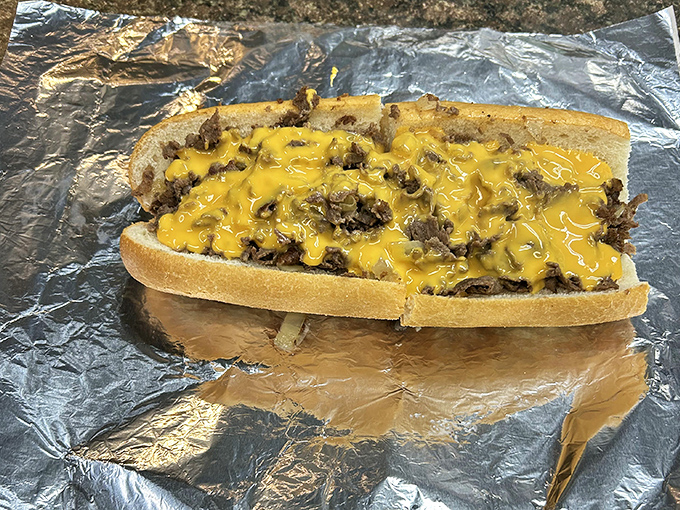 This magnificent mess of meat and cheese could make a cardiologist weep tears of both joy and concern.