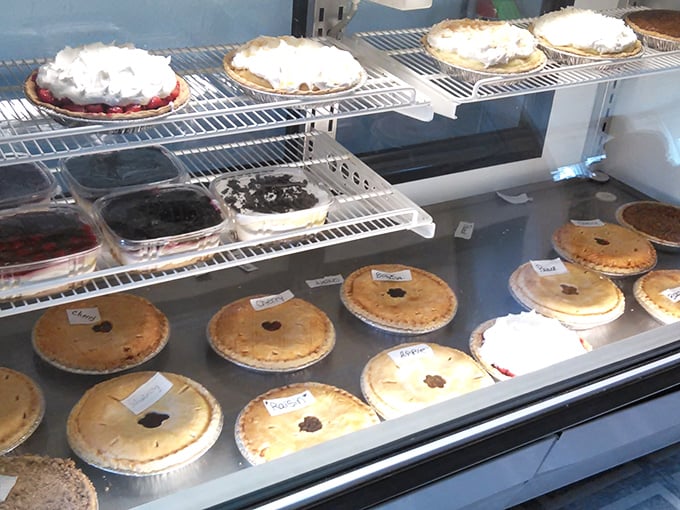 Pie paradise found! That cream-topped cherry beauty isn't just dessert—it's the reason GPS systems were invented. "Recalculating route to pie…"