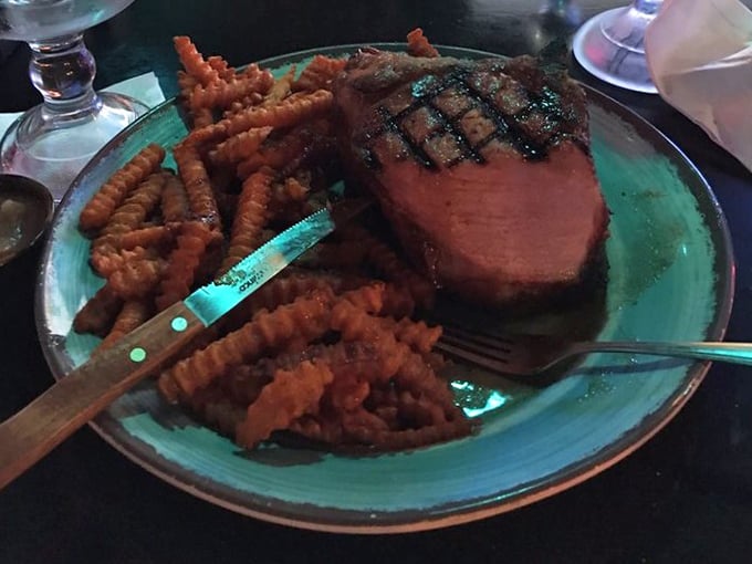 This pork chop could make a vegetarian question their life choices—and that's saying something.