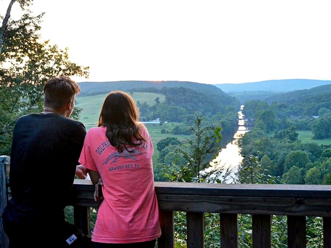 Nature's balcony offers front-row seats to Virginia's greatest show: the James River cutting through ancient hills like a silver ribbon.