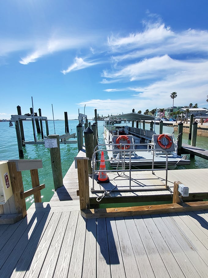 Not just a dock, but a gateway to adventure. The weathered wood planks have launched thousands of fishing tales—some of them true.