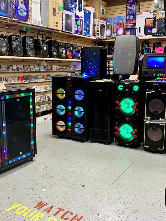 LED-lit speakers pulse with possibility, turning any space into your personal disco wonderland.