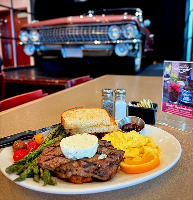 Steak and eggs – the breakfast of champions and anyone else who believes that mornings deserve more than just cereal and regret.