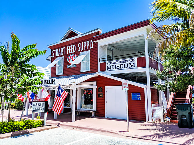 The Stuart Heritage Museum preserves the town's history in a building that's seen more changes than a retiree's investment portfolio, yet stands proudly unchanged.