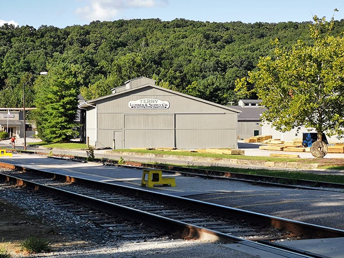 Terry Lumber & Supply Co. stands as a testament to Peninsula's working past, where the materials that built a community still await the next project.