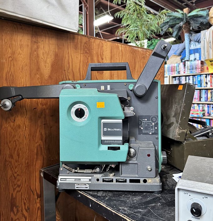 This vintage Bell & Howell projector isn't just retro tech—it's a time machine waiting to flicker someone's memories back to life.