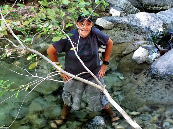 The crystal-clear waters invite exploration. Even the smallest pools along the creek offer windows into a thriving underwater ecosystem.