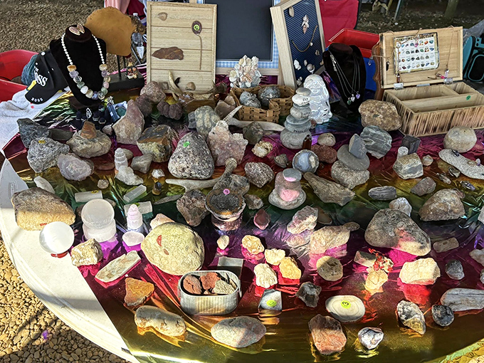 Mother Nature's jewelry box – crystals and stones that might heal your soul or just look pretty.