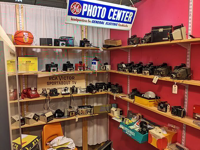 The vintage camera collection could make any Instagram influencer weep—these mechanical marvels captured life before filters were even a concept.