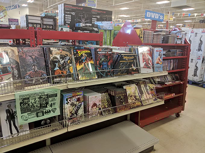 Comic book heaven awaits collectors and casual readers alike. Where else can you find Superman, Batman, and bargain prices forming the ultimate superhero team?