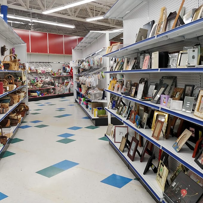 Wall art wonderland! These frames once adorned someone else's memories and now stand ready to showcase yours—at a fraction of retail prices.