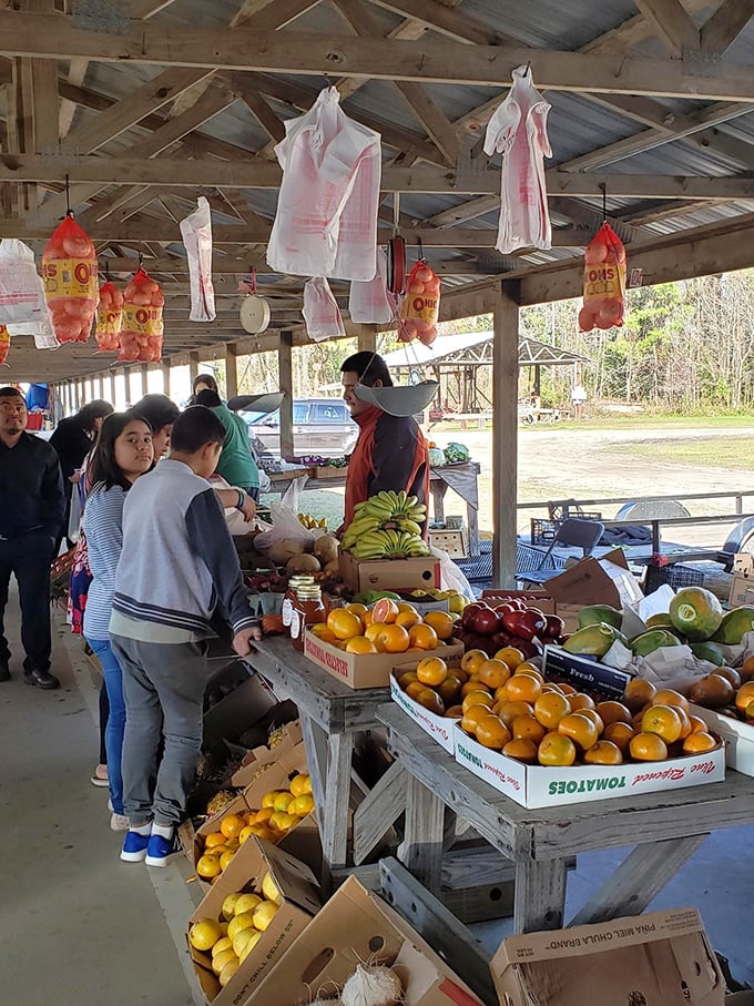 Farm-fresh produce meets flea market treasure hunting. Nothing complements a day of bargain browsing like biting into a juicy Georgia peach purchased from a local grower.