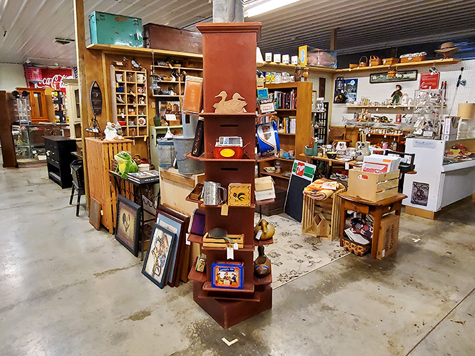 Nostalgia comes in all shapes and sizes. That vintage "FALL" sign might have hung in someone's grandmother's kitchen before finding its way here.